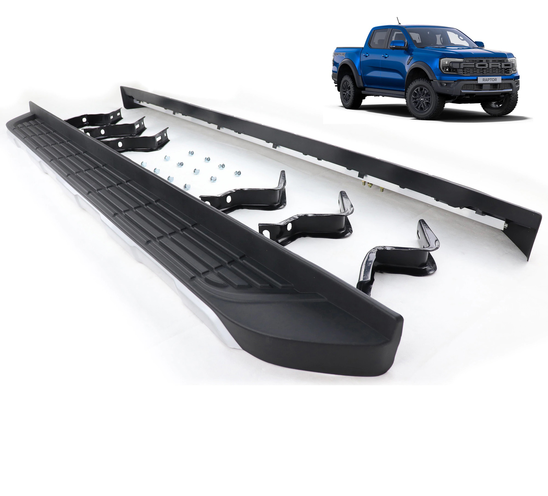 Ford Ranger T9 Wildtrak Style D/Cab Side Step Set 2012-2025 – Exotic ...